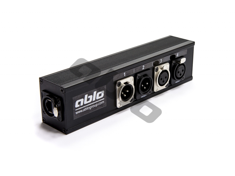 Stagebox / spliter AES/RJ45 4x XLR żeński + RJ45, stageboxy