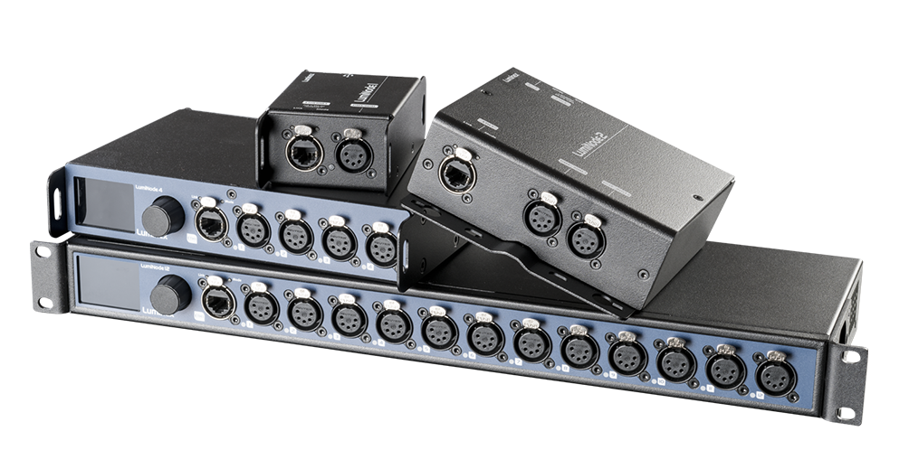 LUMINEX LumiNode 12 Ethernet-DMX Converter 12x DMX/RDM 5-pin