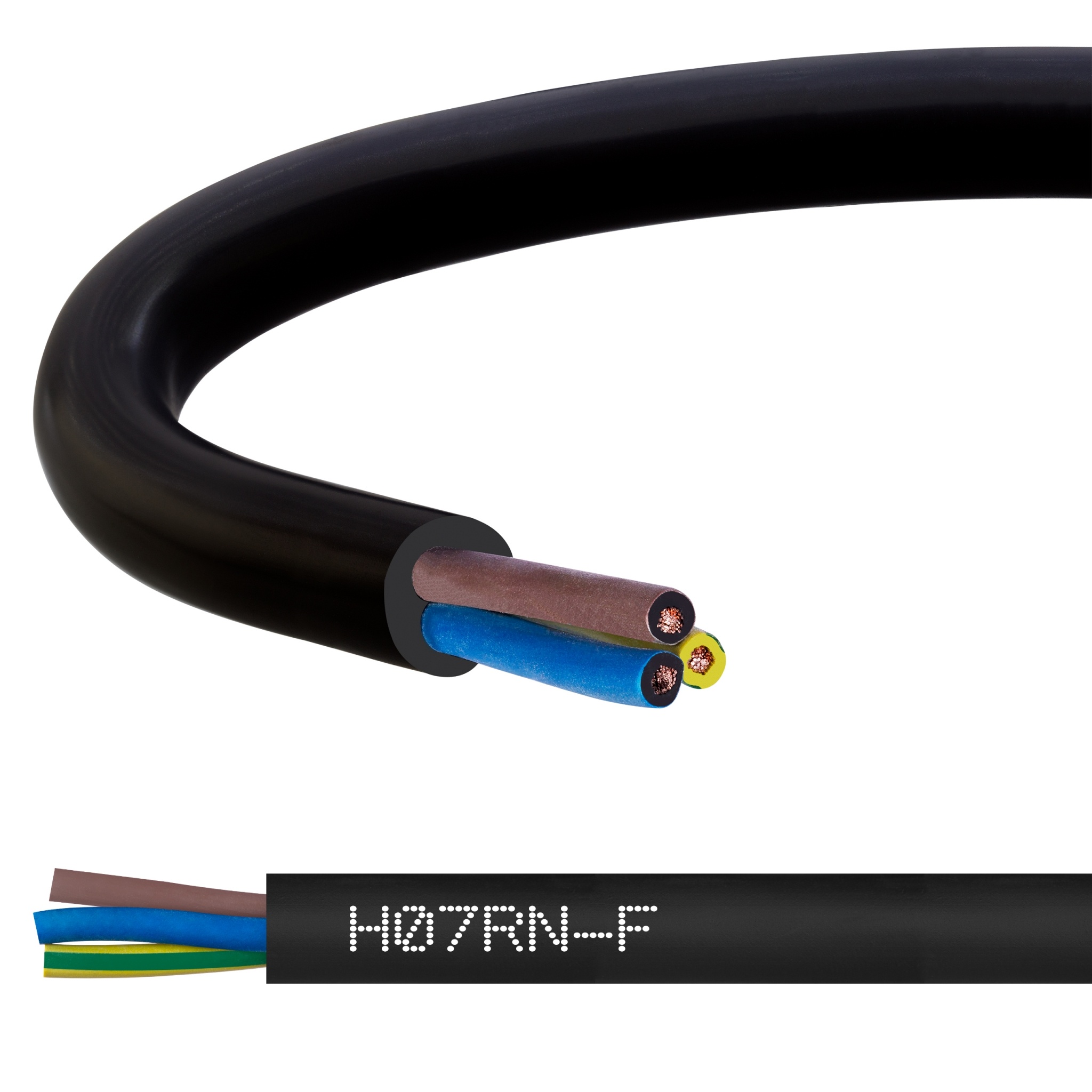 Elektrokabel H07RN-F 3x1,5 mm2 przewód zasilający 450/750V